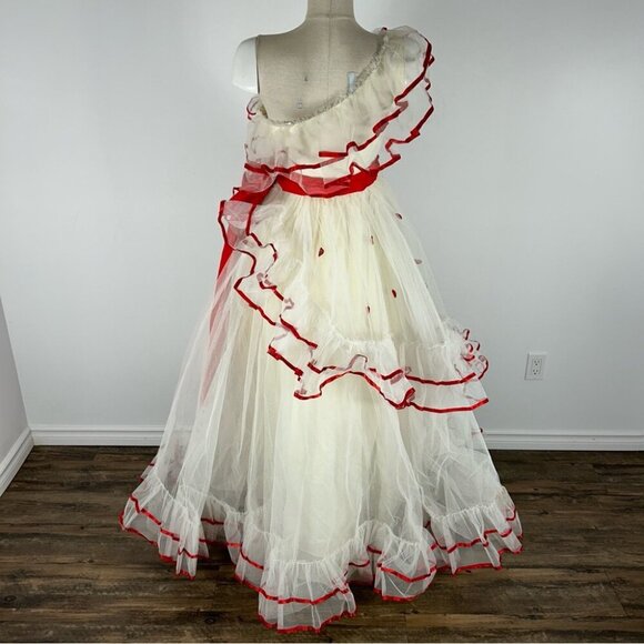 Alfred Angelo | Dresses | Vintage Alfred Angelo Off The Shoulder Prom ...